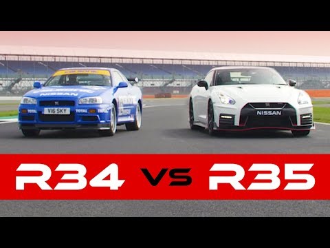 R34 Skyline GT-R Vs 2018 GT-R Nismo: Old Vs New Drag Race | Video ...